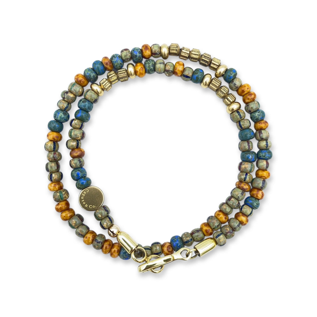 Striped Picasso Bead Bracelet – Caputo & Co.